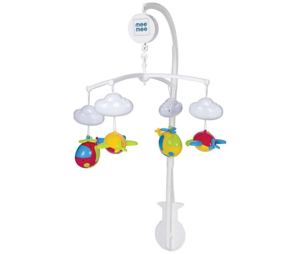 Mee Mee 4 Toy Flying Musical Animal Cot Mobile | Thekidstore.in